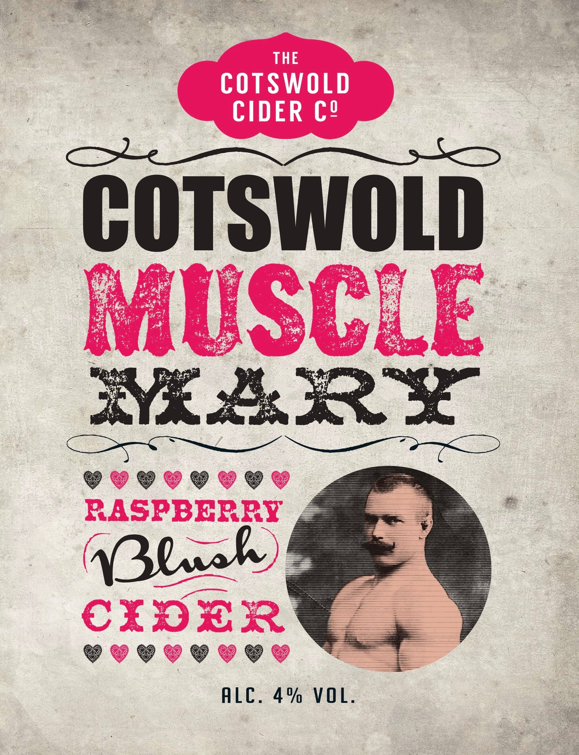 MUSCLE MARY raspberry 4% – Cotswold Cider Co